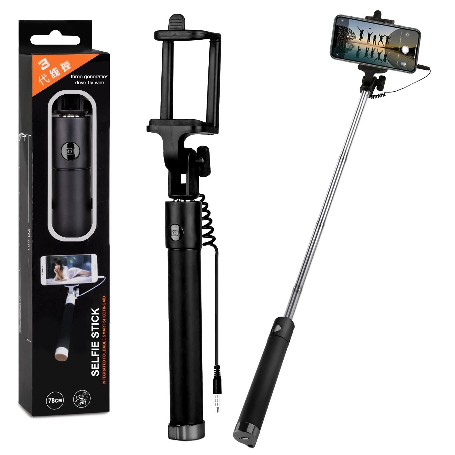 Selfie Stick 78CM For Mobile